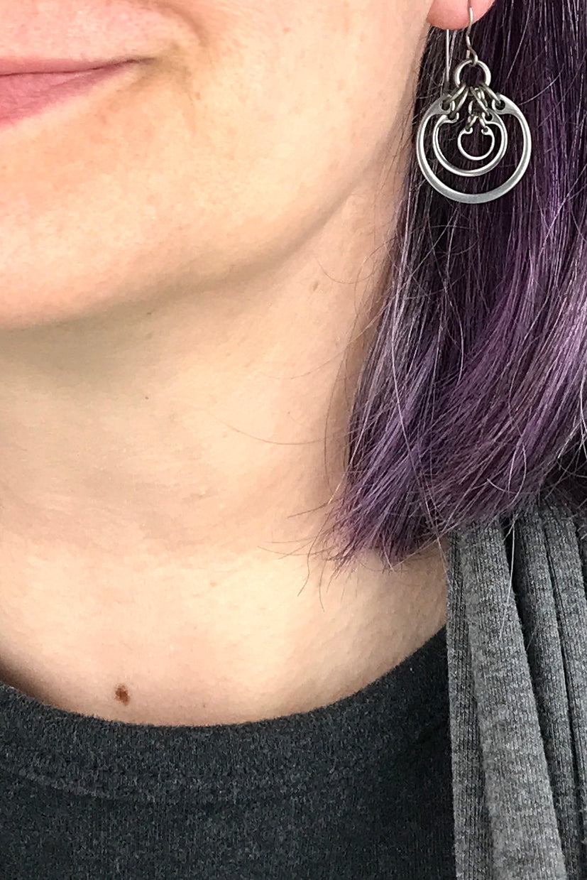 Concentric Ring Earrings (Small)– Wraptillion